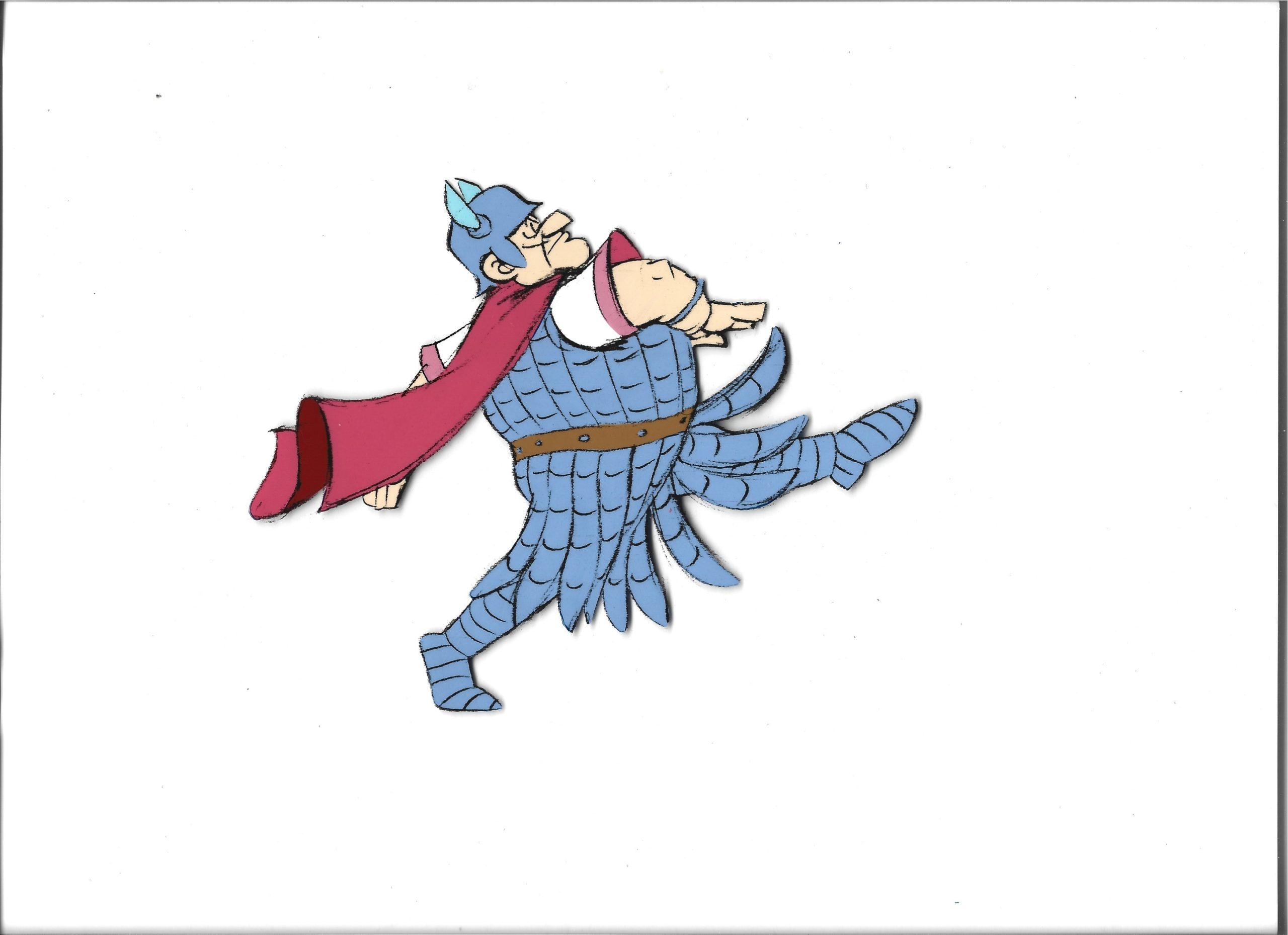 Folia animacyjna z bajki „Kajko i Kokosz” – HEGEMON (H-17) – Antykikormoran